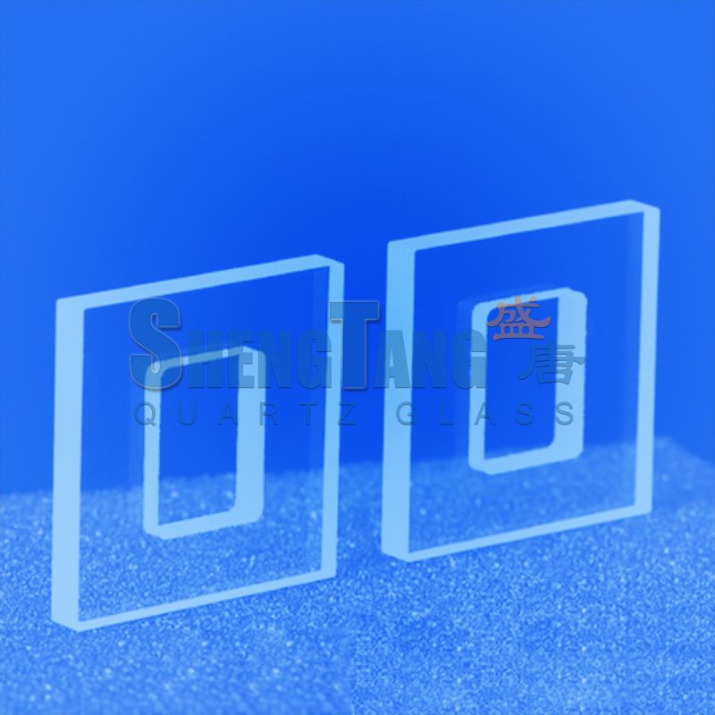 Custom Perforated Slotted Quartz Plate