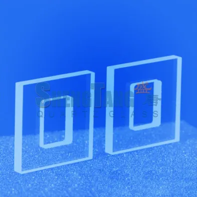 Custom Perforated Slotted Quartz Plate