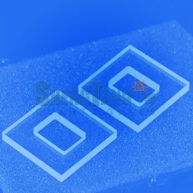 Custom Perforated Slotted Quartz Plate