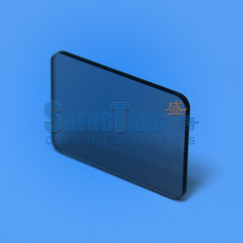 JGS1 UV Metal Coated Quartz Rectangular Plate Translucent Semi ...