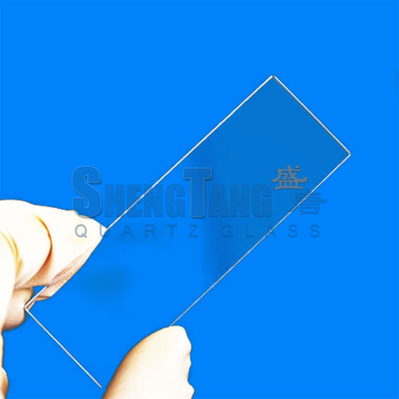 Quartz glass coated plate reflector