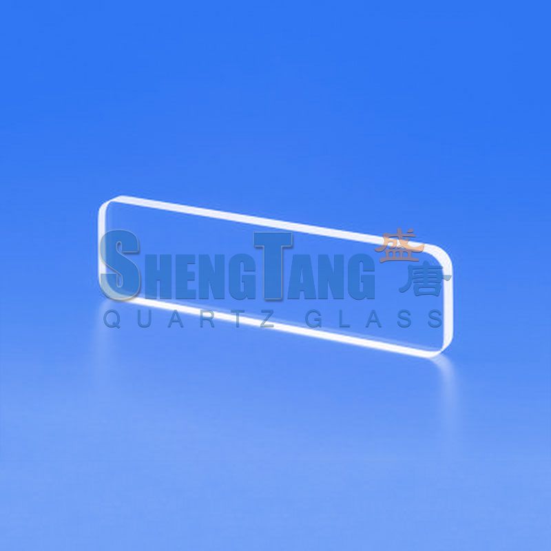 Rectangular arc angle uhv quartz windows board