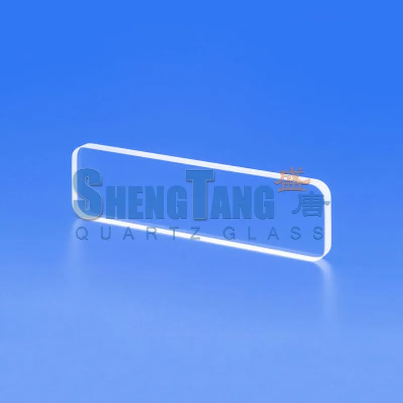 Rectangular arc angle uhv quartz windows board