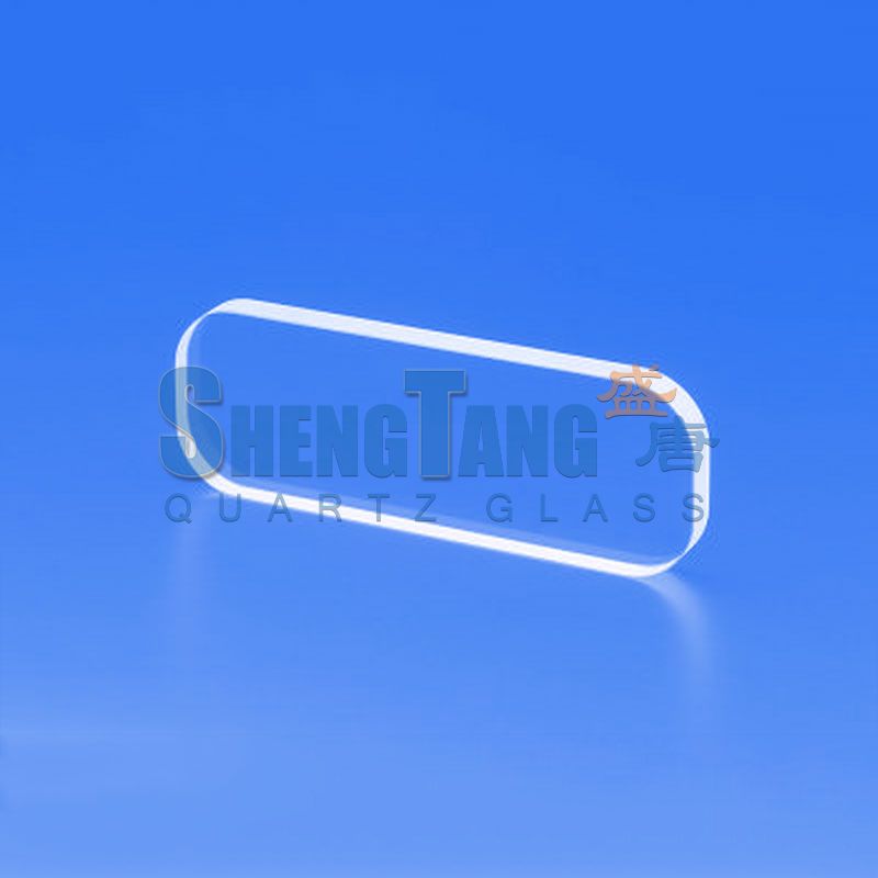 Rectangular arc angle uhv quartz windows board