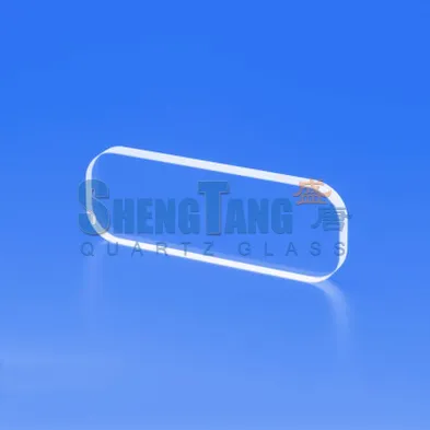 Rectangular arc angle uhv quartz windows board