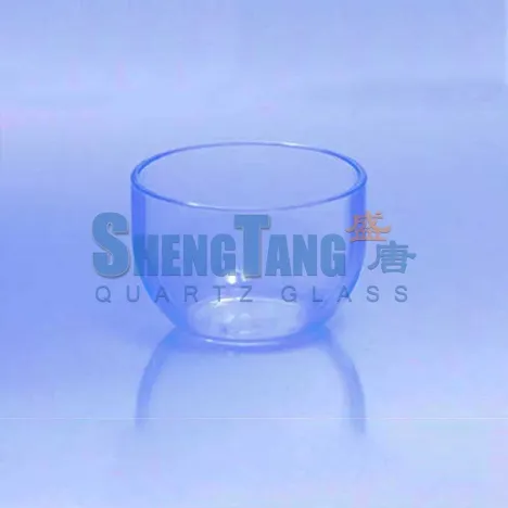 No Cracking Quartz Fiber Crucibles Long Service Life Non Toxic Material