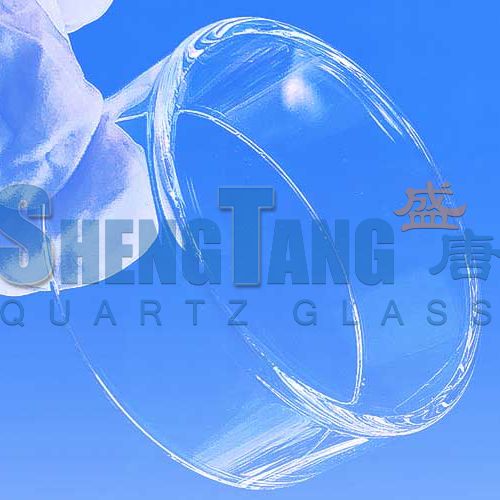 Clear Quartz Crystal Laboratory Fused Quartz Crucible