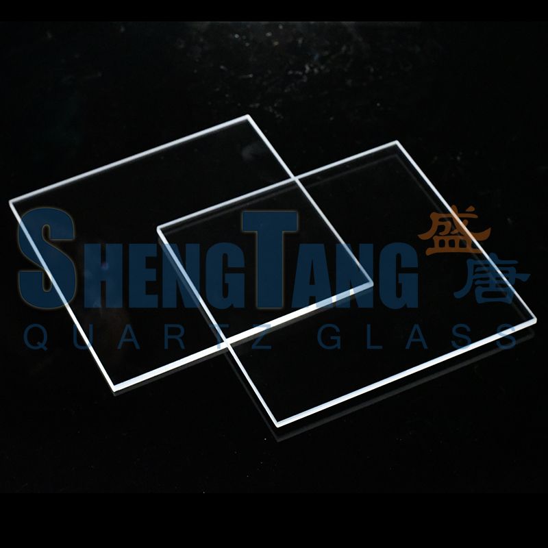 JGS1 UV square quartz plate 0.5-3mm thickness