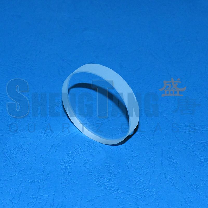 JGS1 UV round stepped quartz disk, high light transmission