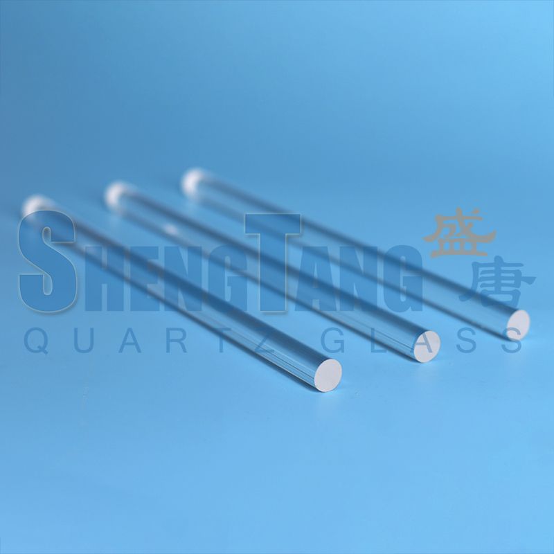 Clear Fused Quartz Glass Rod