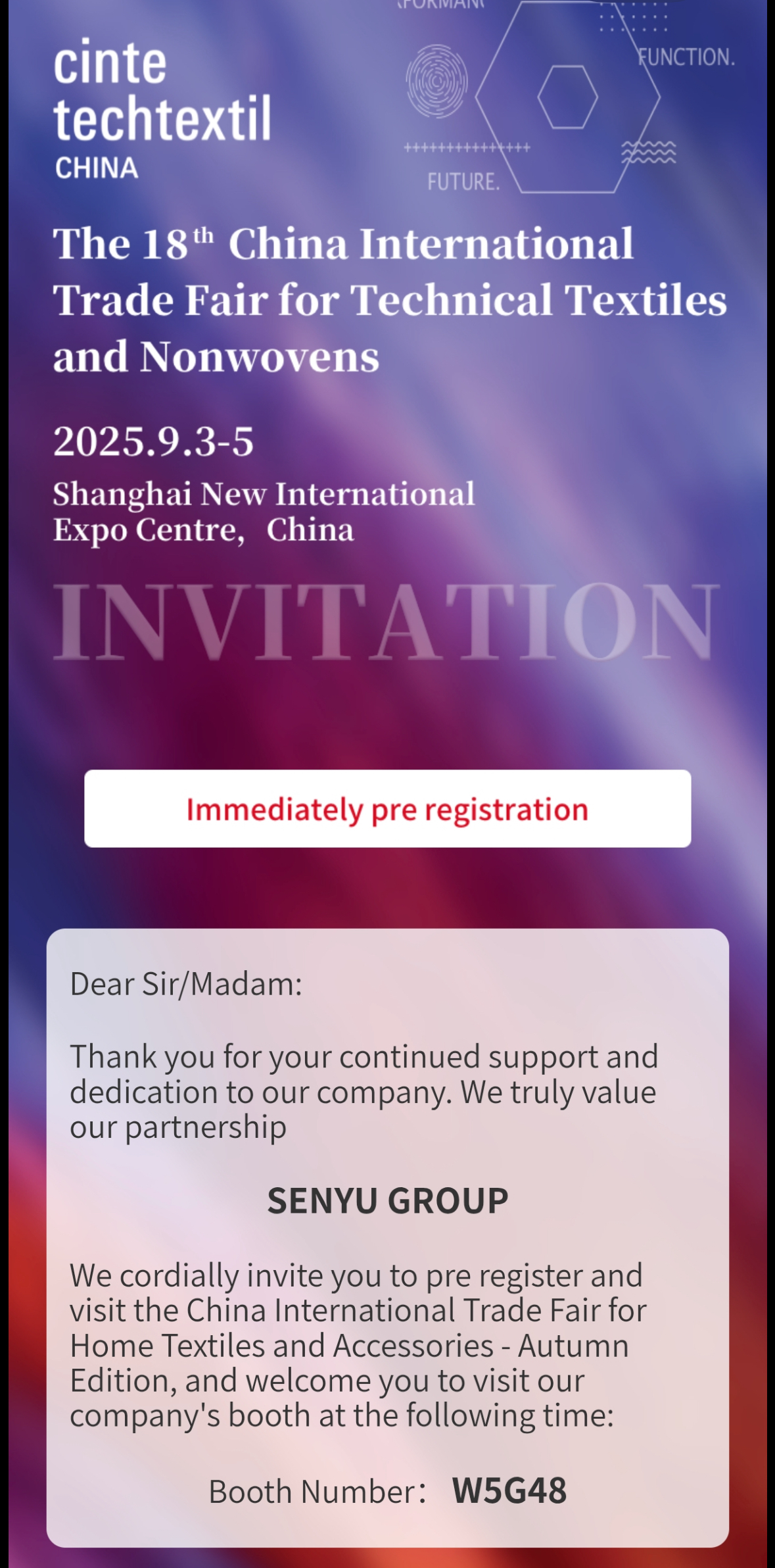 Senyu attended the Shanghai exhibition