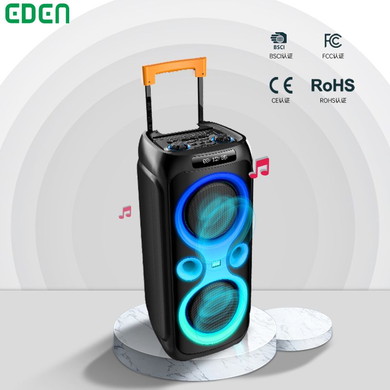 New portable outdoor wireless bluetooth trolley speaker