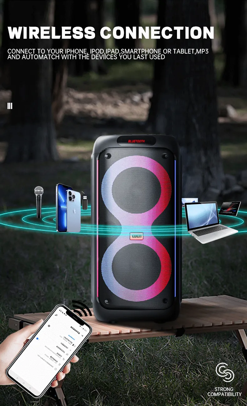 Partybox 310 wireless bluetooth pro speaker box outdoor bass speaker