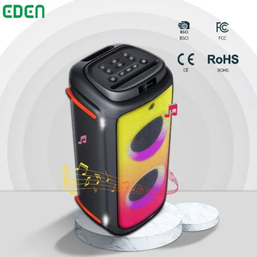 Waterproof partybox310 bluetooth eden speaker with fire light