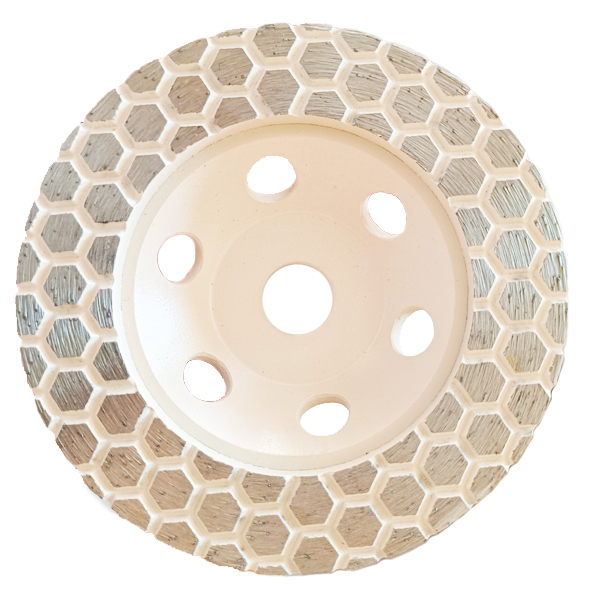 Football Turbo Diamond Cup Wheel for granite / porcelain and tile