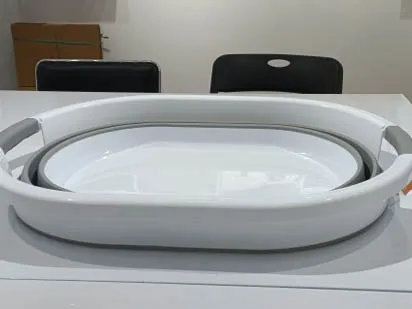 Foldable Basins and Foldable Buckets For The Home