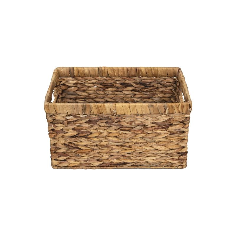 Eisho Natural Water Hyacinth Wicker Storage Basket Eisho Natural Water Hyacinth Wicker Storage Basket
