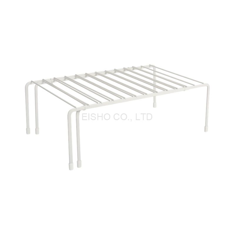 Rustproof Metal Kitchen Cabinet Shelf Storage Rack Organizer