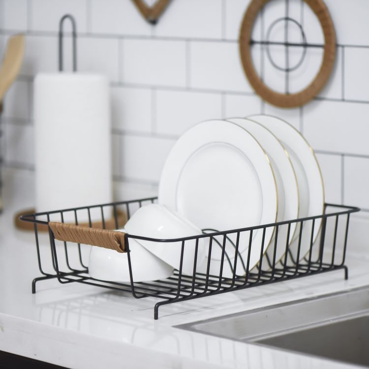 Matte Black Dish Rack