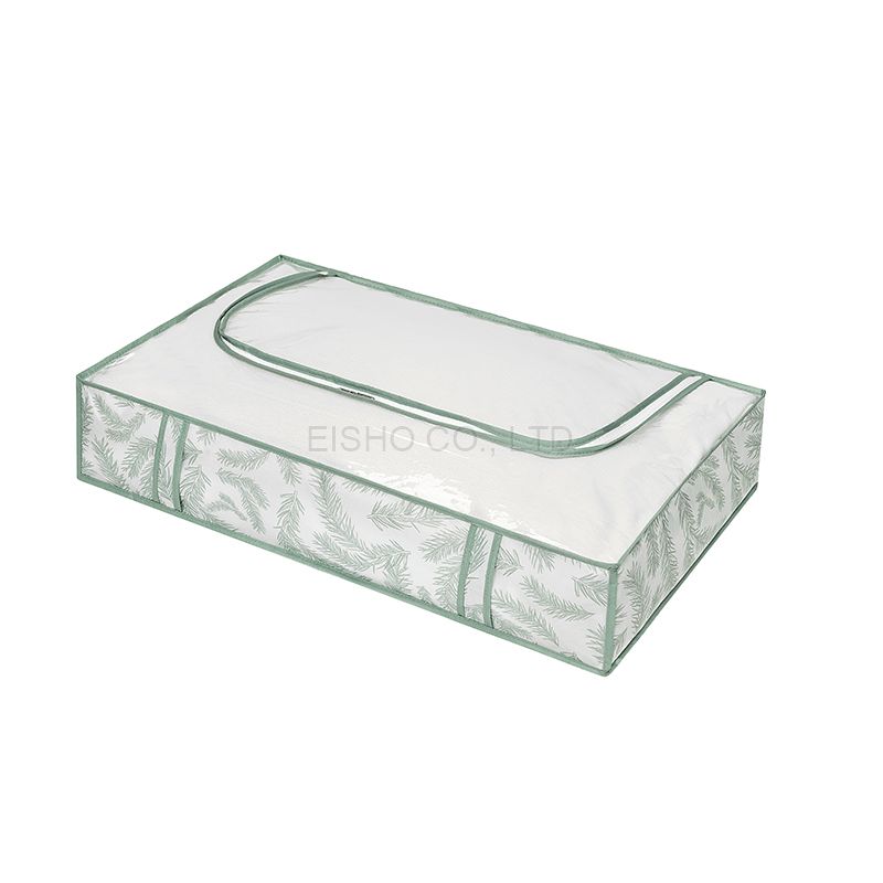 Green Leaf Series Fabric Underbed Storage Bag