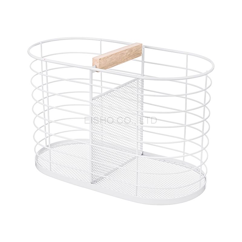 Oval Divided Storage Basket