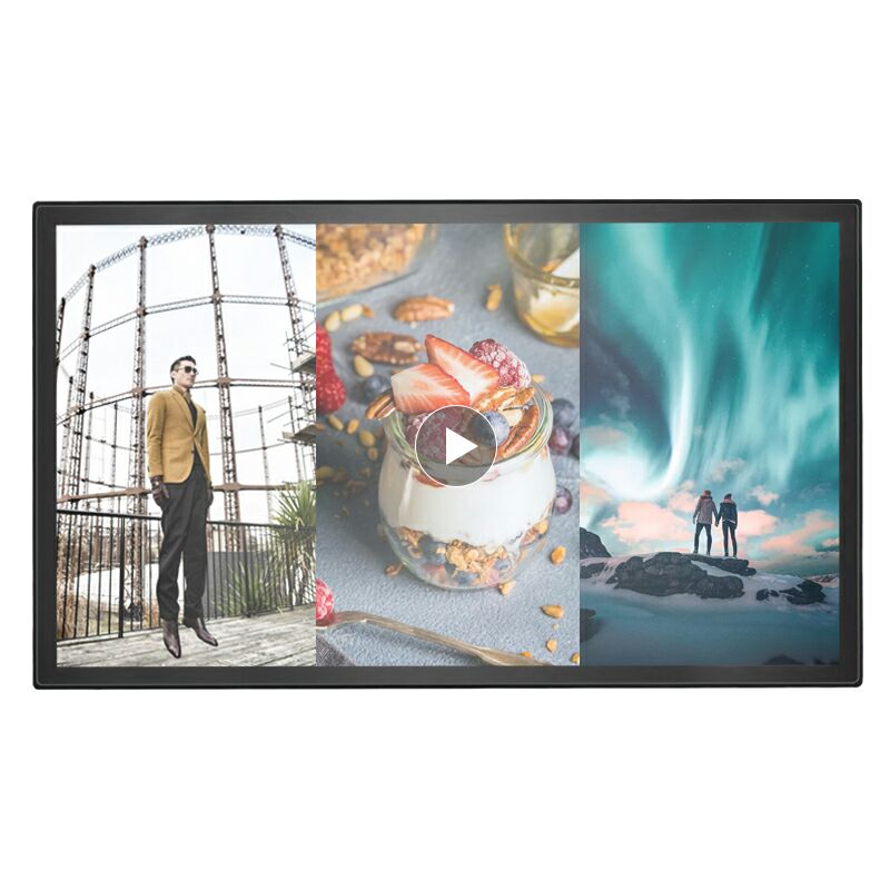 55 Inch Wall Mounted Advertising Display with No Touch