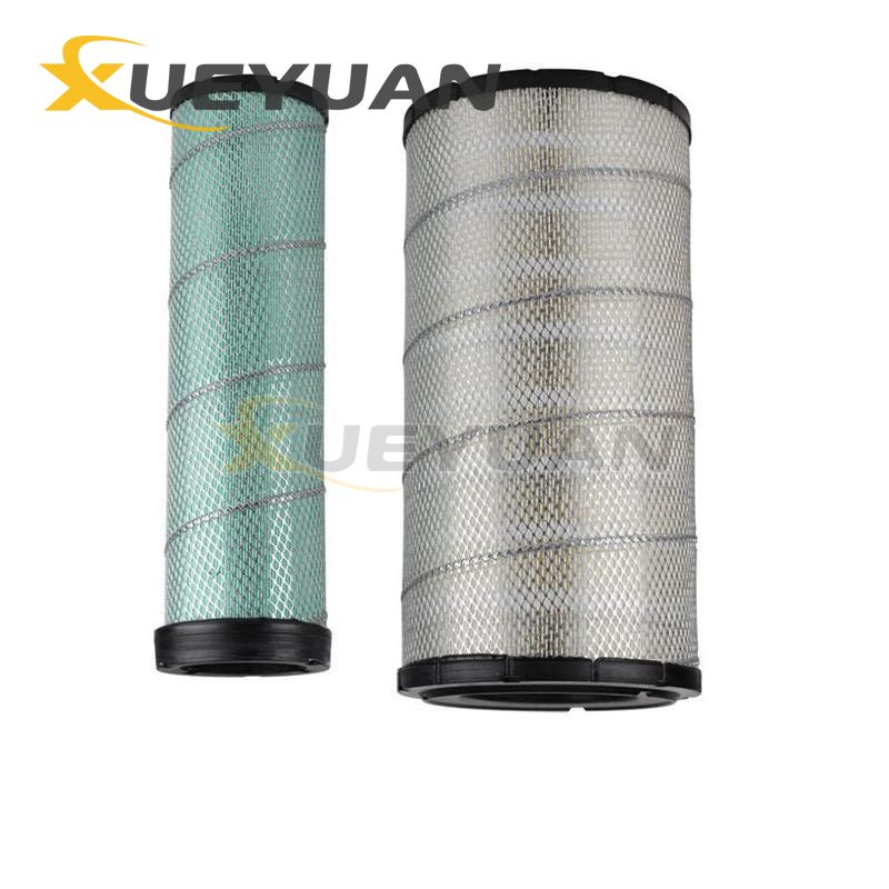 Excavator parts Air filter set 600-185-4110