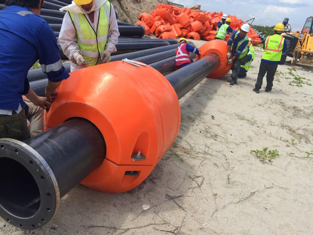 HDPE floating pipeline