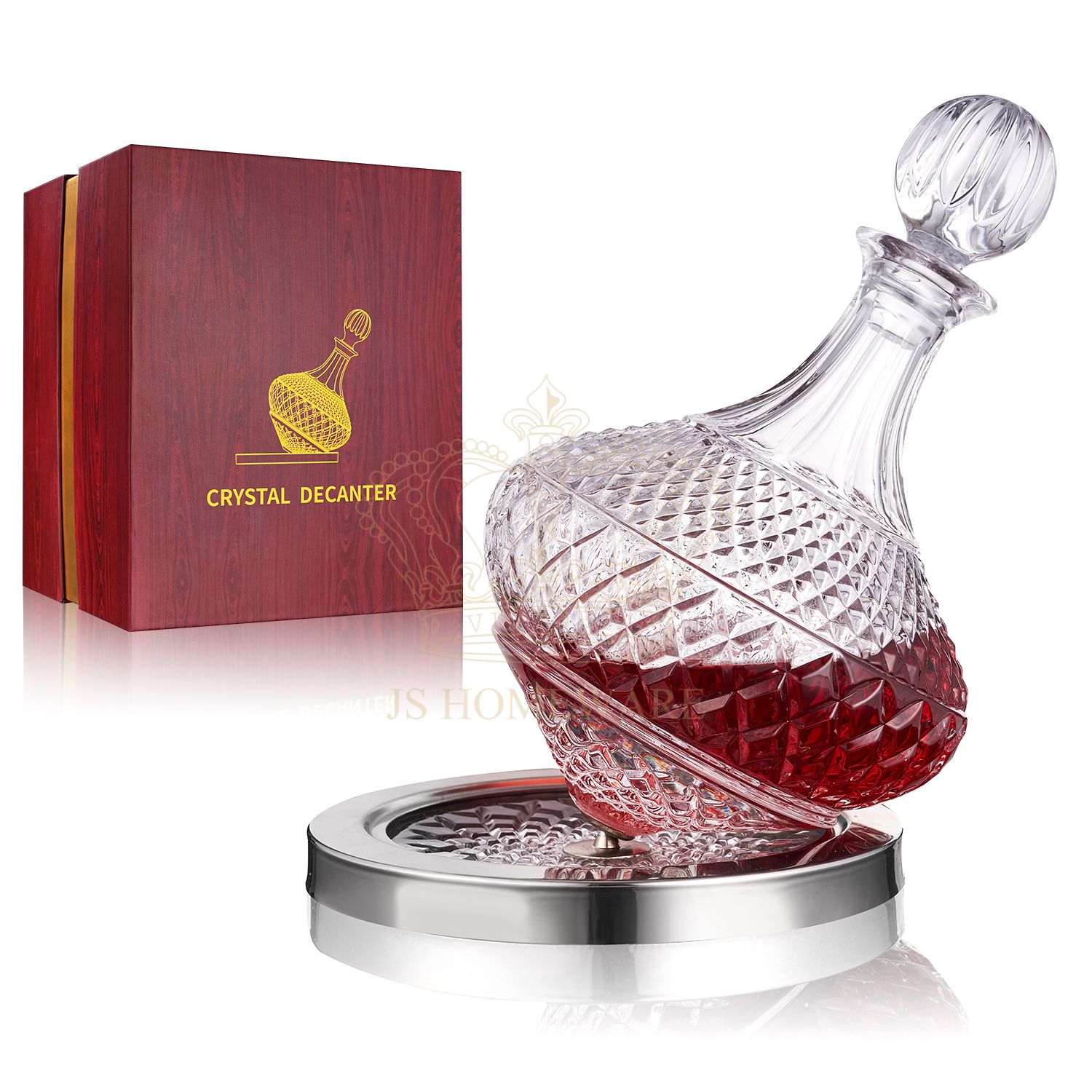 1 PC square-clear Decanter,Clear Decanter Crystal
