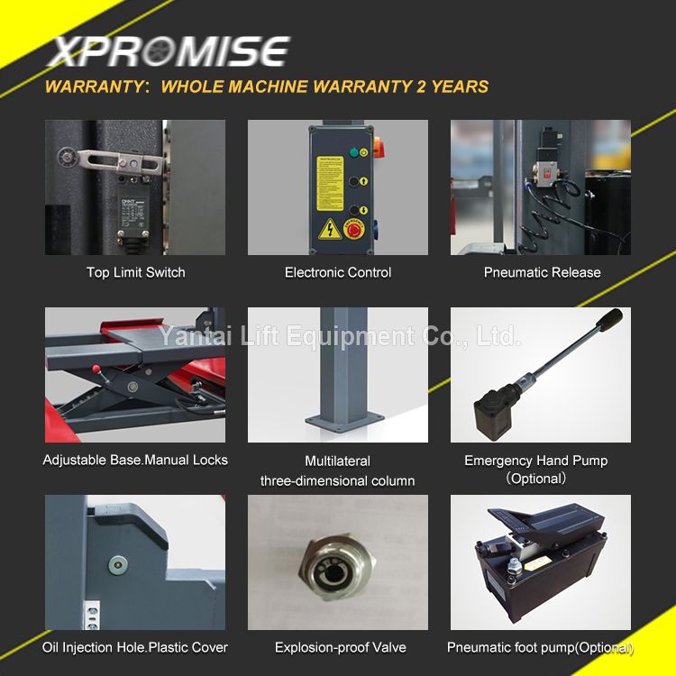 Electronic Control 4 Post Car Lift