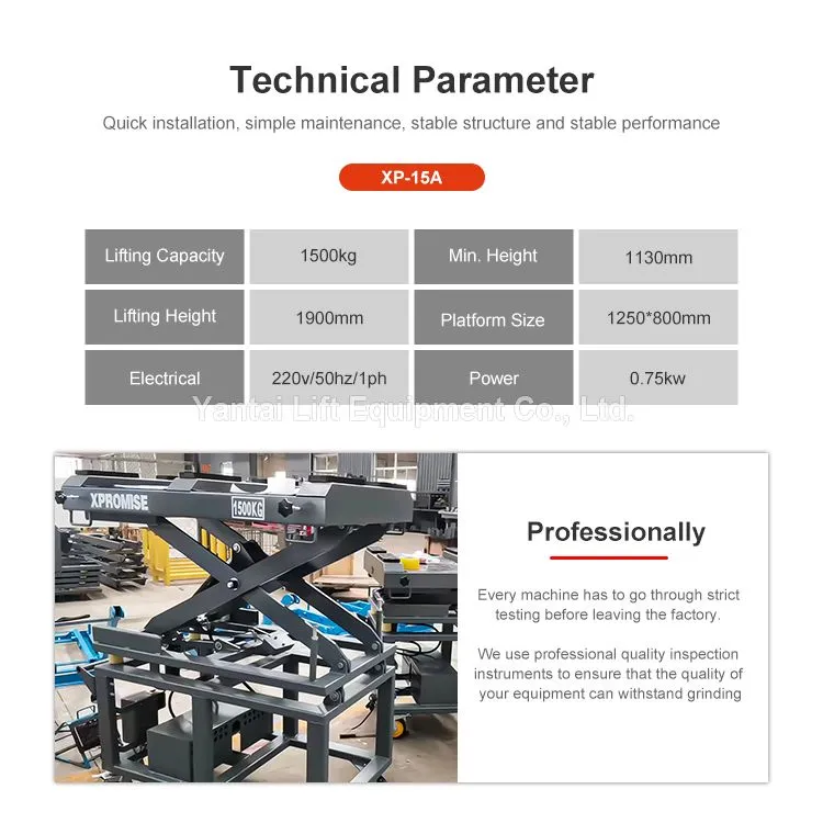 New Energy Vehicle Lift Car Lift Portable Car Shop Auto Lift