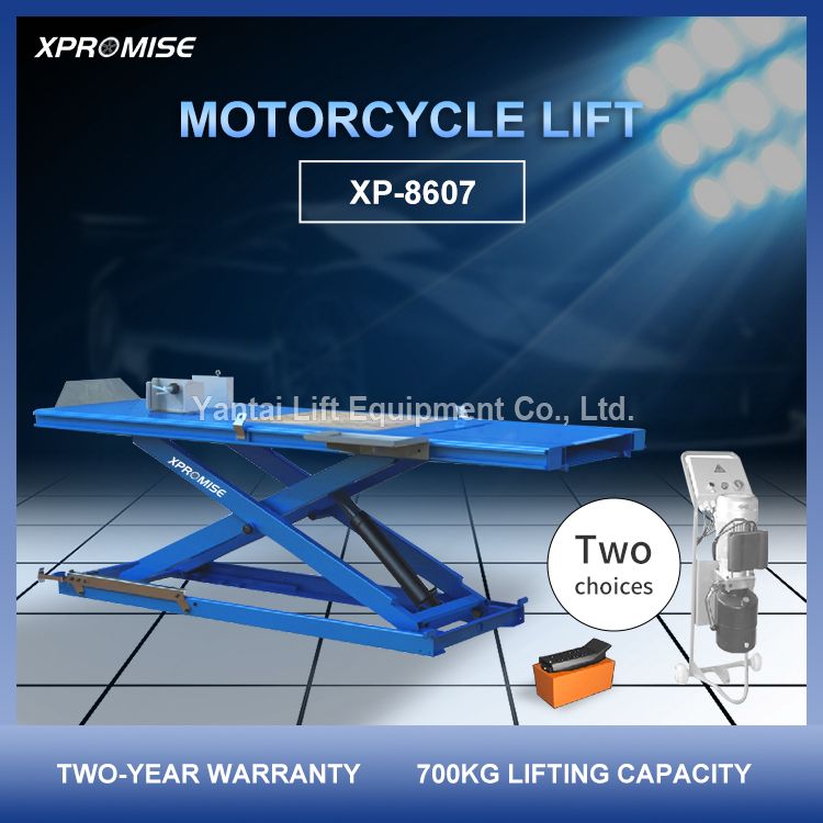 Low Profile Hydraulic Scissor Lift Table Platform/700kg/XP-8607