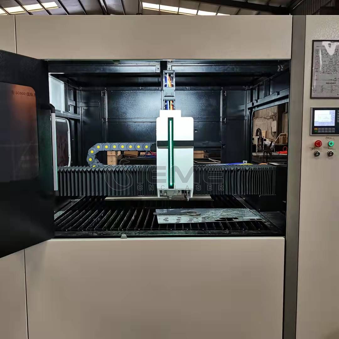 Small hybrid laser cutting machine