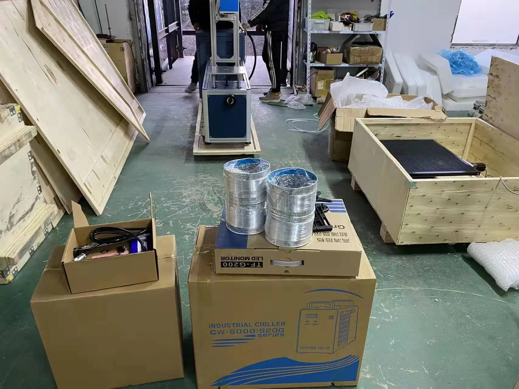 Laser Area laser marking machine with XY moving table