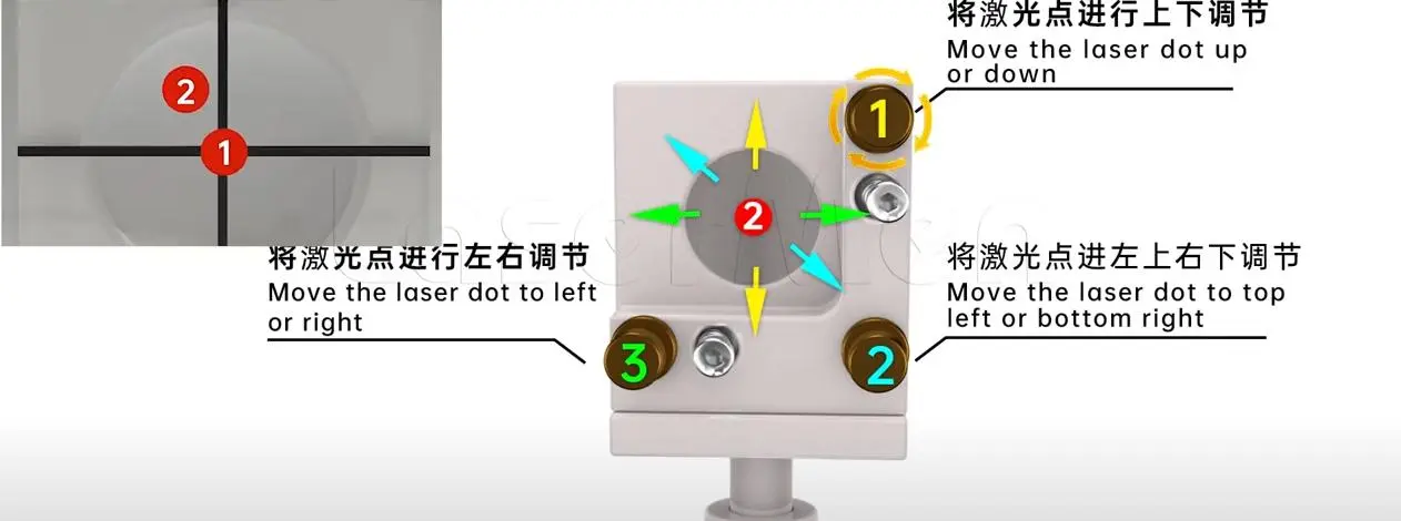 How to adjust three mirror on metal nonmetal laser cutter