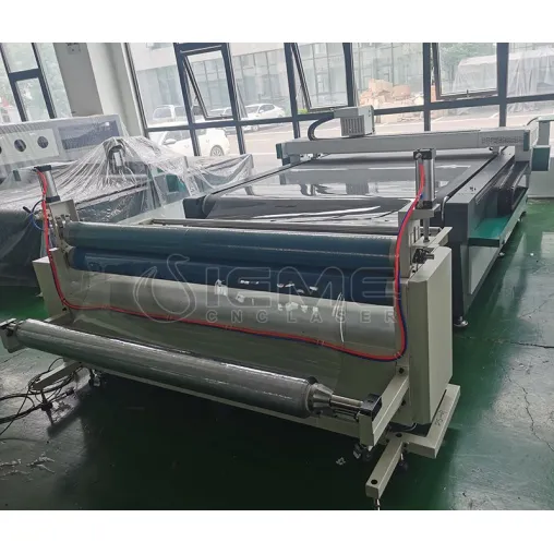 Oscillating Knife Cutting Machine with Automatic Feeding Device