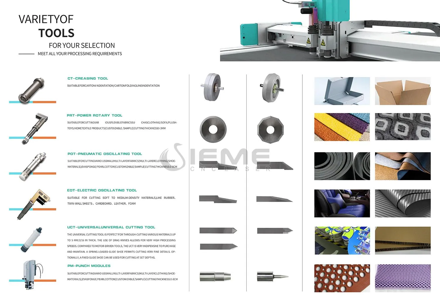 Oscillating Knife Cutting Machine with Automatic Feeding Device