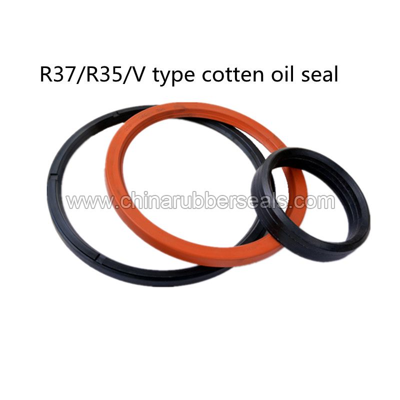 Engine Gearbox Dust Proof Cotton Reinforced R35 Rubber Fabric Oil Seals ...