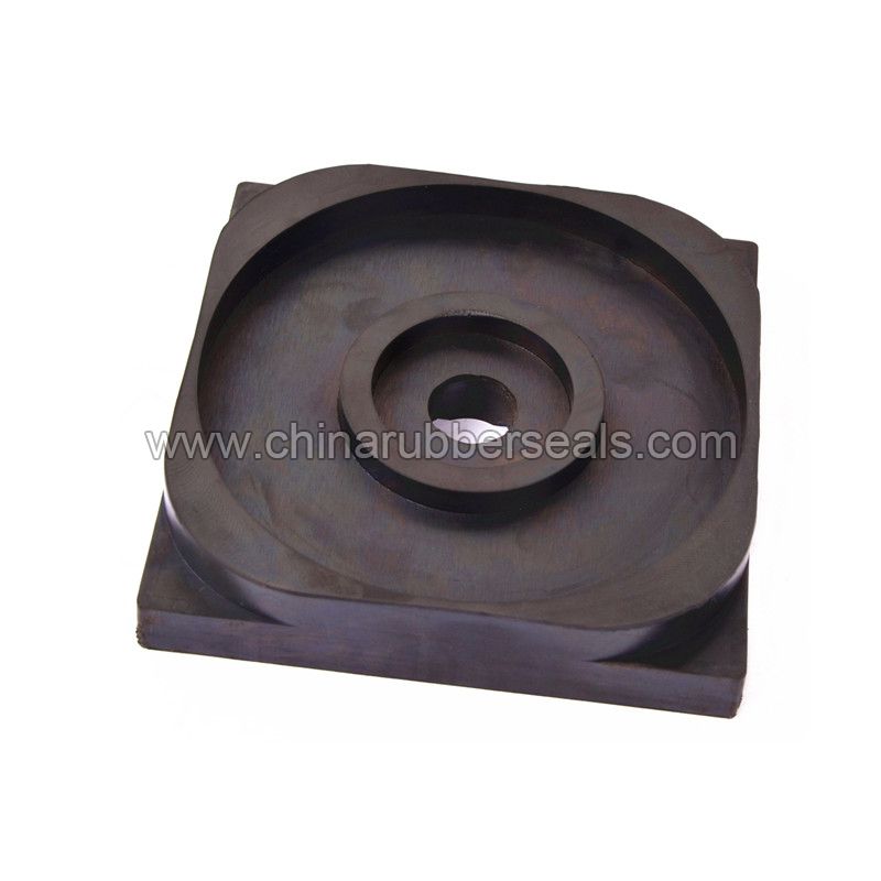 large solid hard rubber block