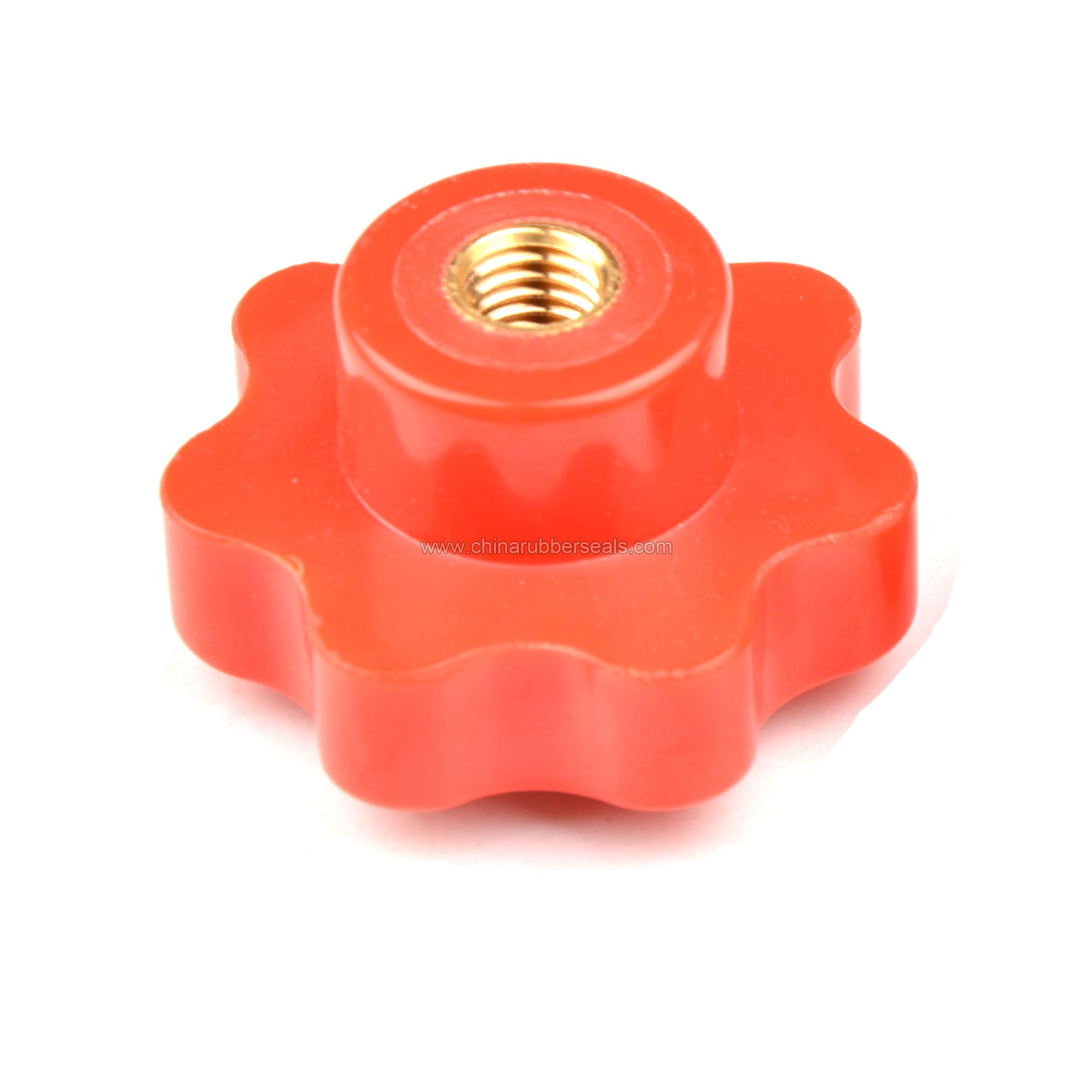 Red Seven Star Bakelite Knobs