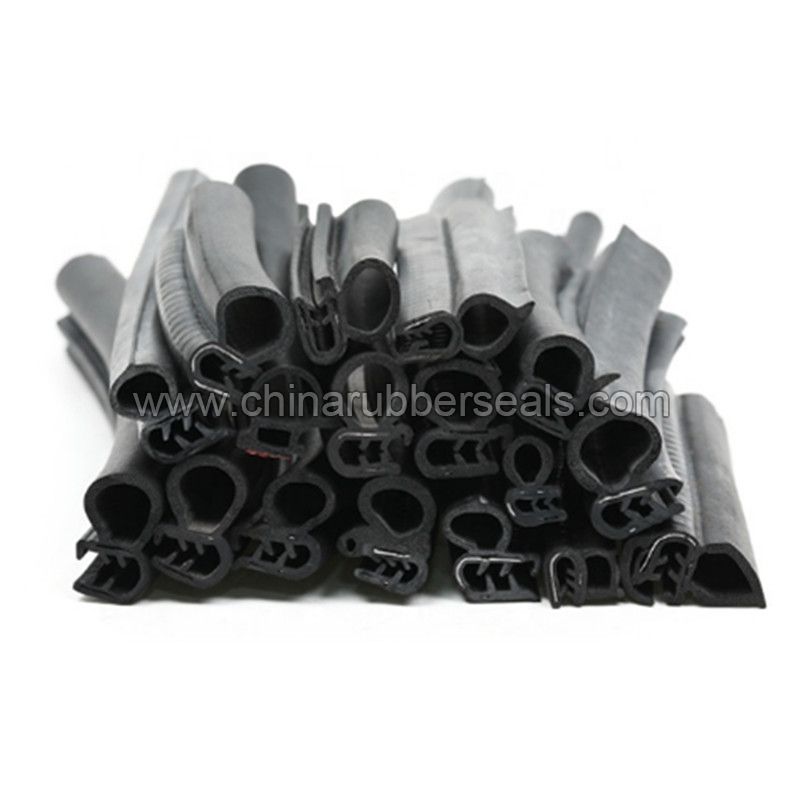 Customized Steel Insert Weather Rubber Seal Strip