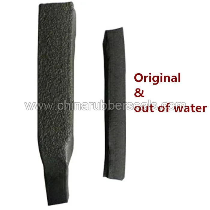 swellable round soft hydrophilic bentonite rubber water stop strips