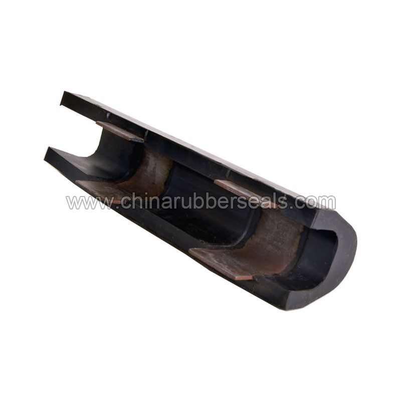 forklift clamp rubber cushions PU clamping bricks from factory