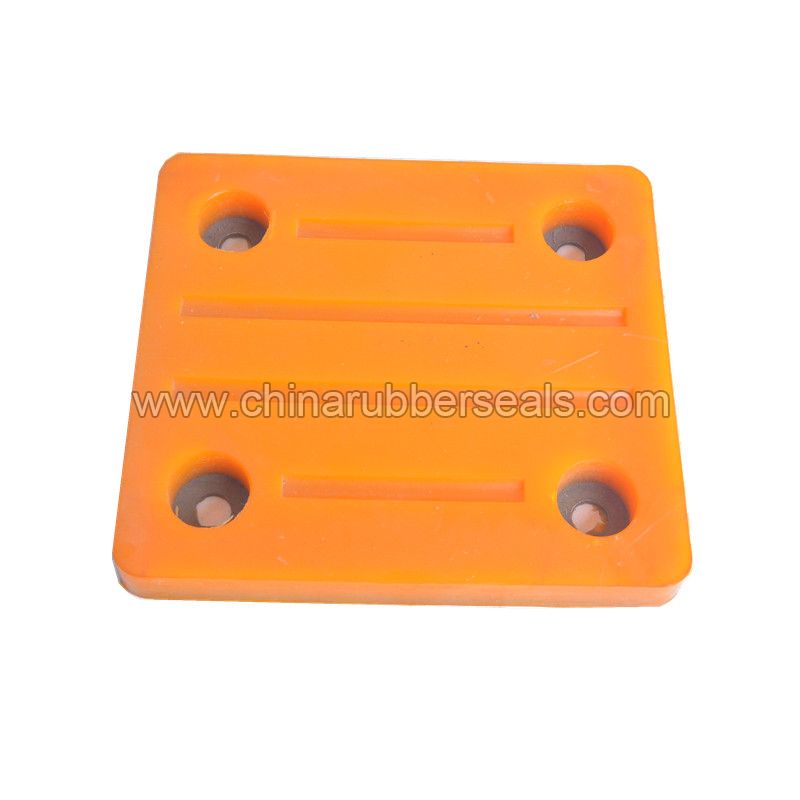 Custom made forklift clamping pu pads for Middle East