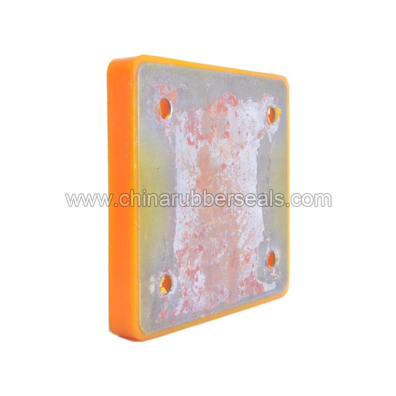 Custom made forklift clamping pu pads for Middle East