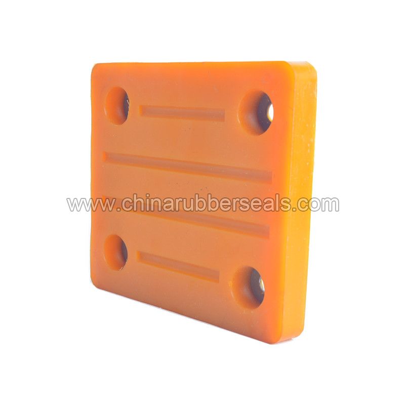 Custom made forklift clamping pu pads for Middle East
