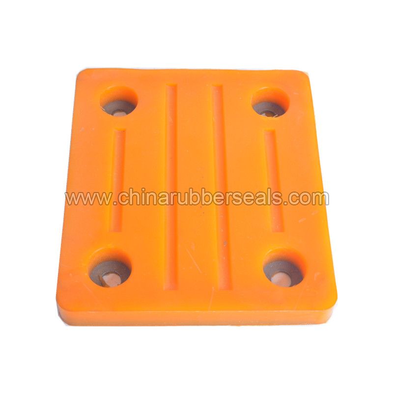 Custom made forklift clamping pu pads for Middle East