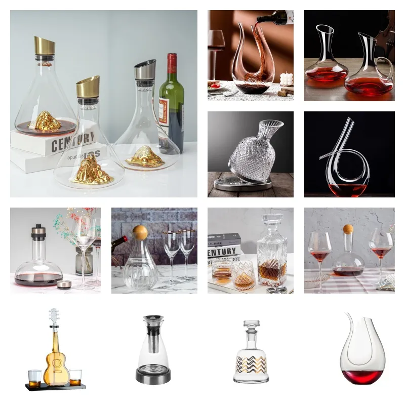 glass decanters,decanter set