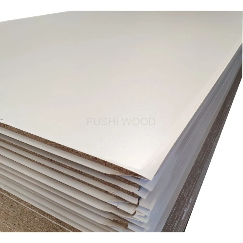 white melamine particle board