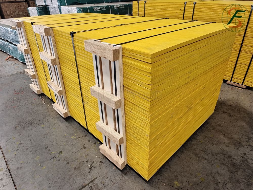 Yellow 27mm 3-ply Plywood Waterproof Panels